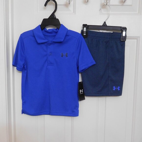 Under Armour | Matching Sets | Nwt 2pc Under Armour Royal Blue Polo ...